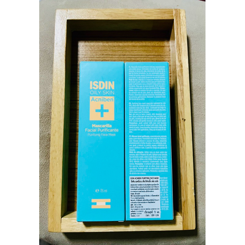 ฉลากไทย (exp.10/2026) ISDIN ACNIBEN FACE MASK 75ML. | Shopee Thailand