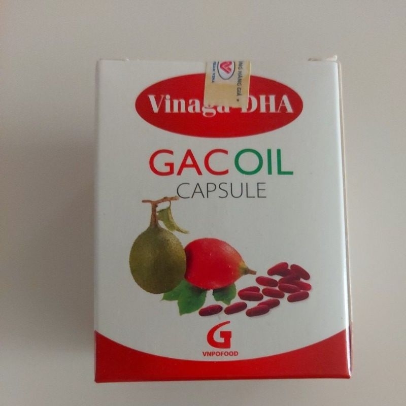 น้ำมันฟักข้าว GAC OIL ขนาด 30 แคบซูล จากประเทศเวียดนาม หมดอายุ 06/04 ...