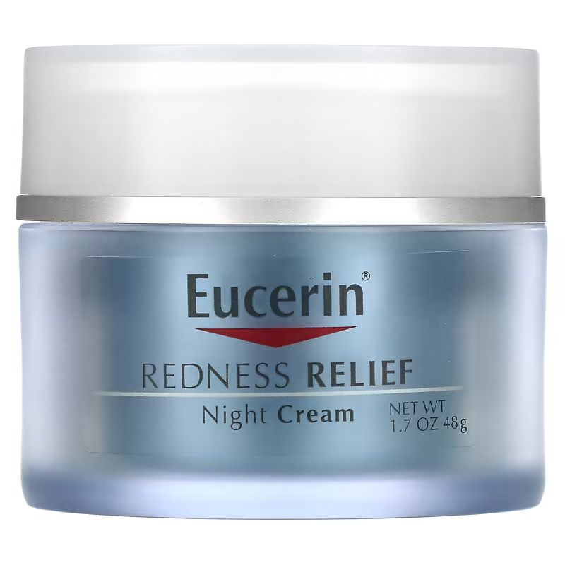 Eucerin Redness Relief Soothing Night Cream 1.7oz/48g ครีมบำรุงผิวหน้า ...