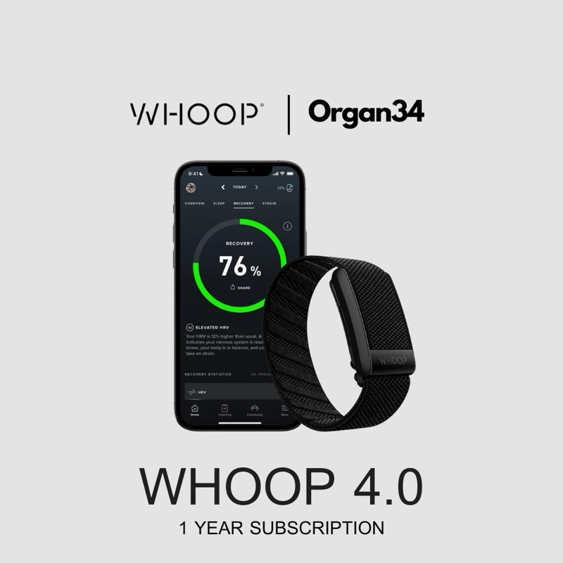 Whoop 4.0 Device + 1 year subscription (พร้อมส่ง) | Shopee Thailand