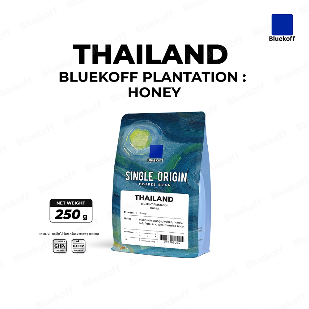 Bluekoff Plantation: Honey เมล็ดกาแฟ ไทย อราบิก้า 100% Arabica 100% (1 ...