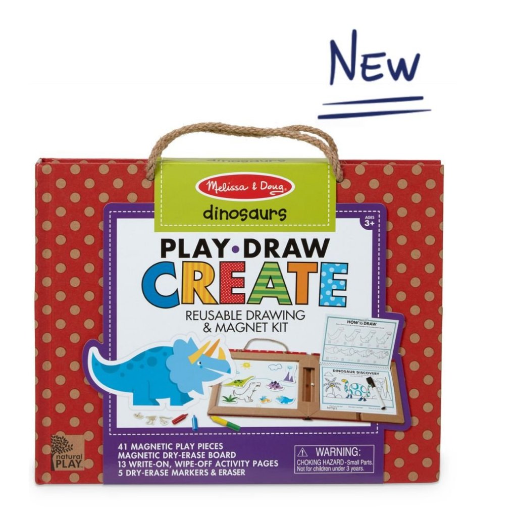 Melissa & Doug ชุดครีเอทและวาดเขียนรียูส Play, Draw, Create Reusable ...