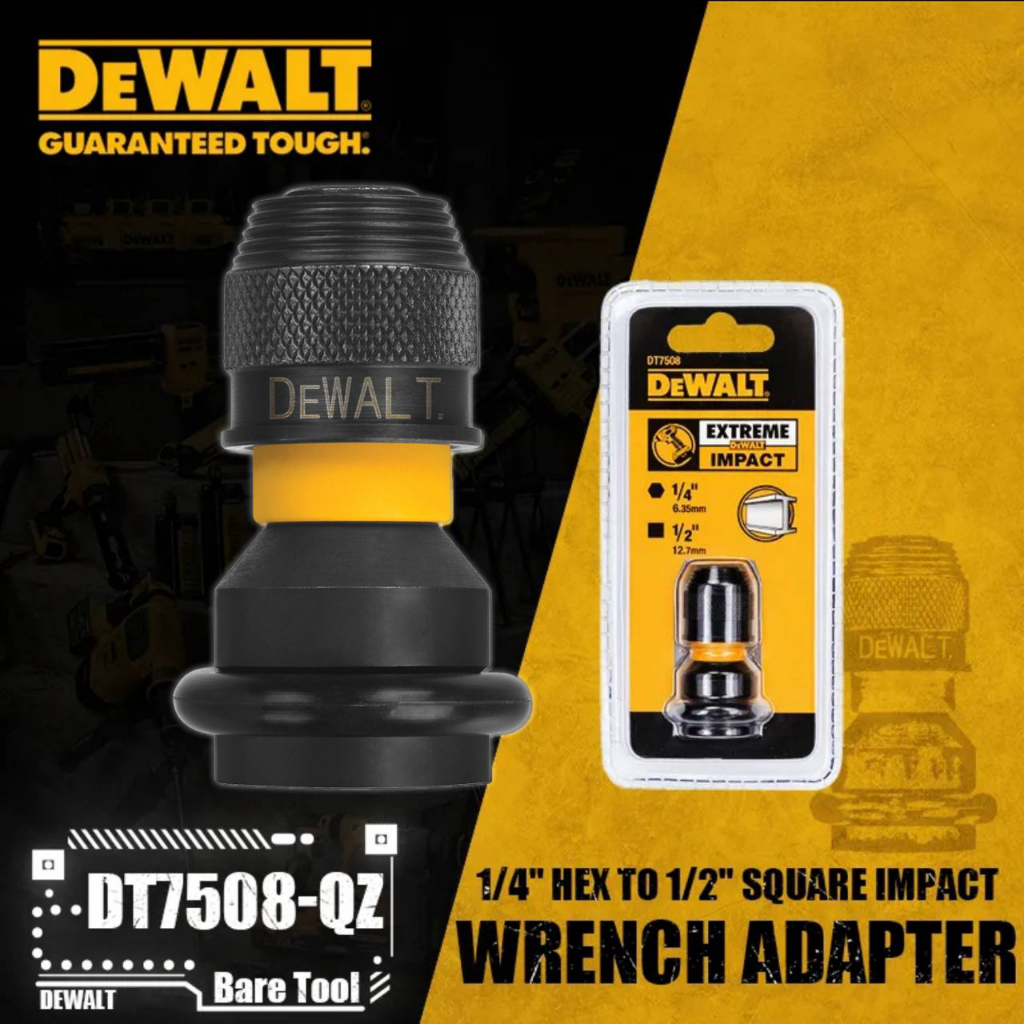 Dewalt DT7508 EXTREME IMACT หัวแปลงบล๊อกเป็นไดร์เวอร์ 6 เหลี่ยม ...