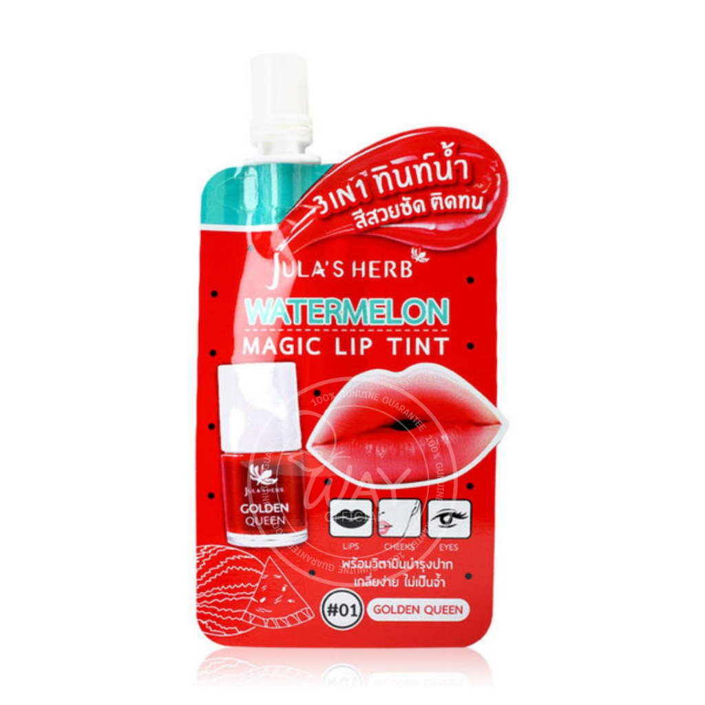 [ซอง] จุฬาเฮิร์บ มอเตอร์เมลอน เมจิค ลิป ทินท์ 2ก Jula's Herb Motor ...