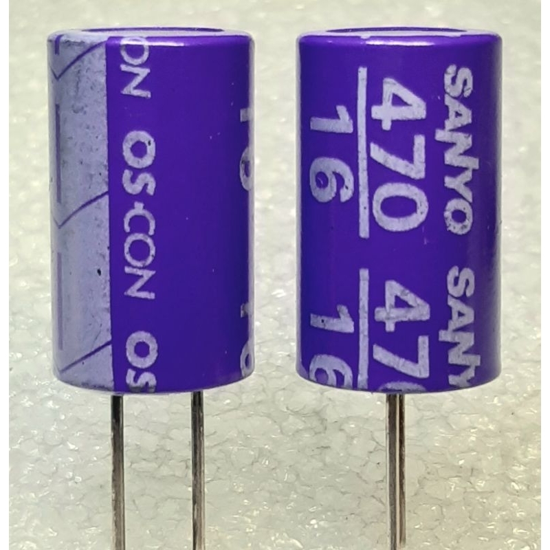 Sanyo OS-CON 470uf 16v Capacitor ตัวเก็บประจุ คาปาซิเตอร์ oscon os con ...