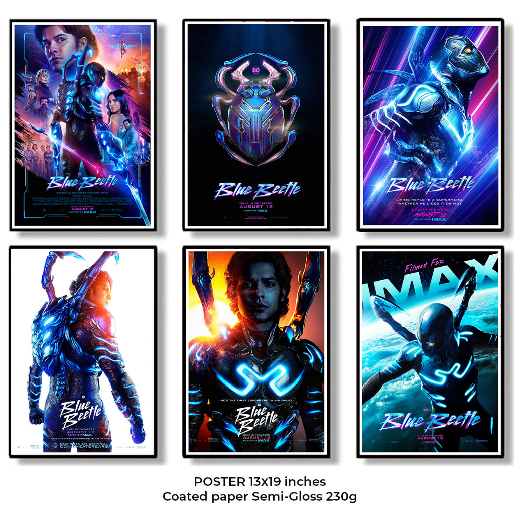 Blue Beetle Poster 2023 - โปสเตอร์บลู บีเทิล DC Comics ภาพขนาด 33X48 cm ...