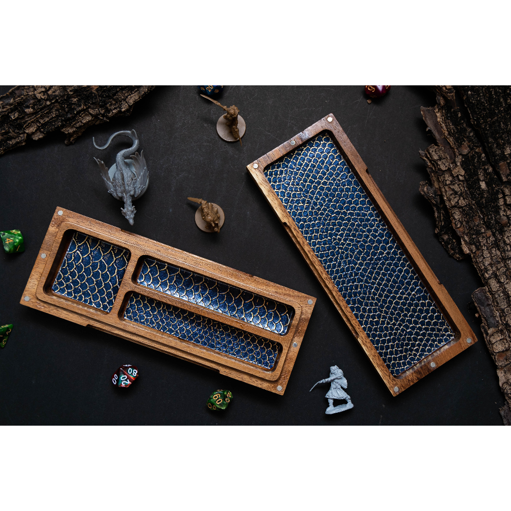 Dice Box Vault DnD Box ( Defected Box กล่องไม้ มีตำหนิ) กล่อง ลูกเต๋า ...