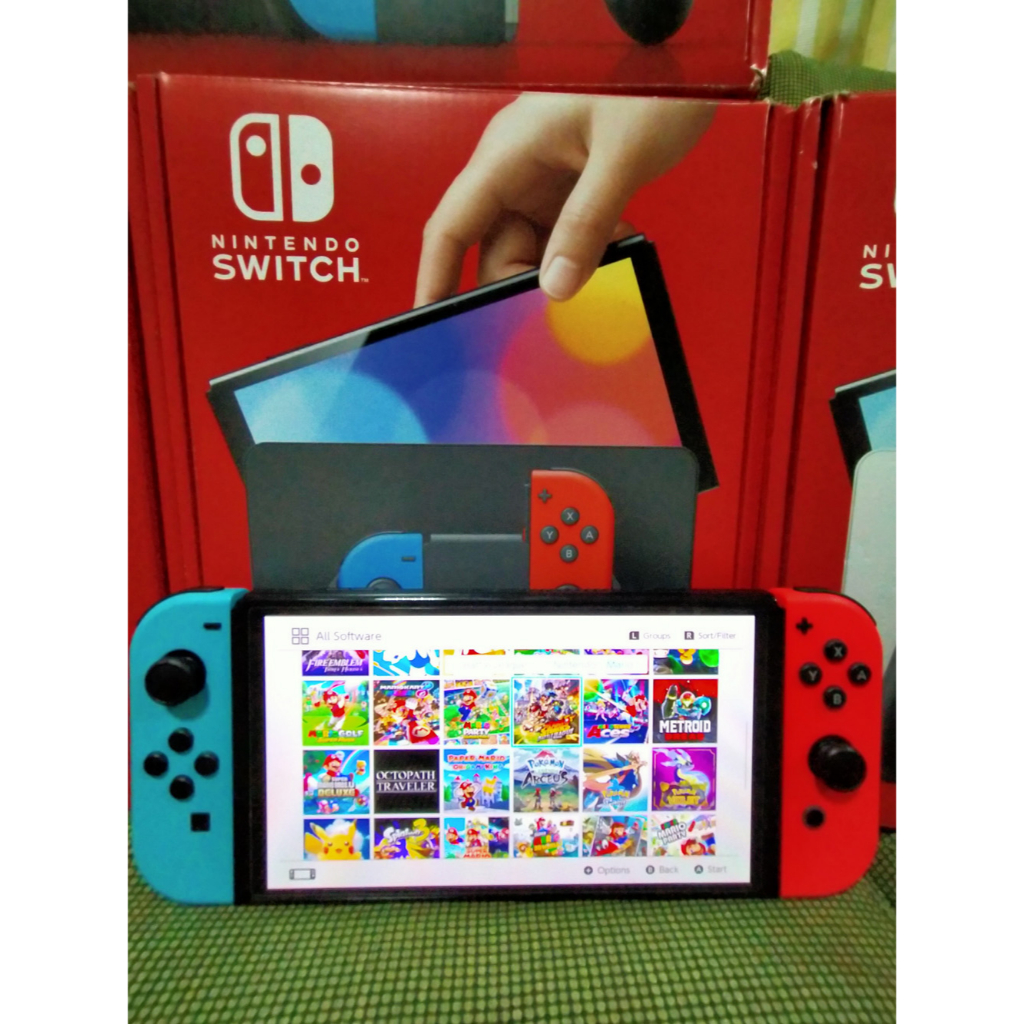 Nintendo Switch V1 V2 OLED แปลง CFW Atmosphere พร้อมเมม 128G - 256 ...