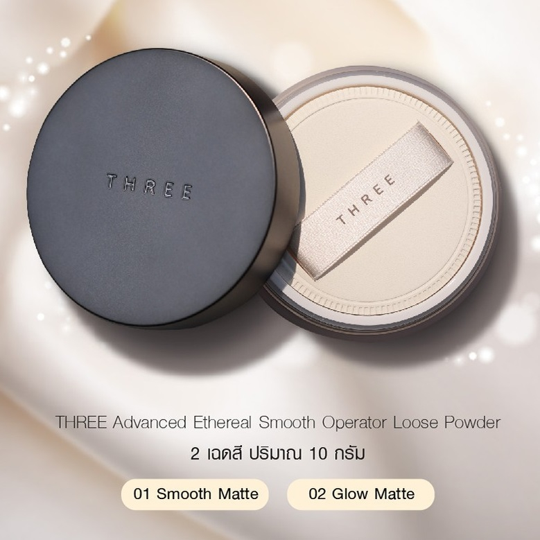 Three MATTE Loose Powder 10g Advanced Ethereal Smooth Operator | Shopee ...