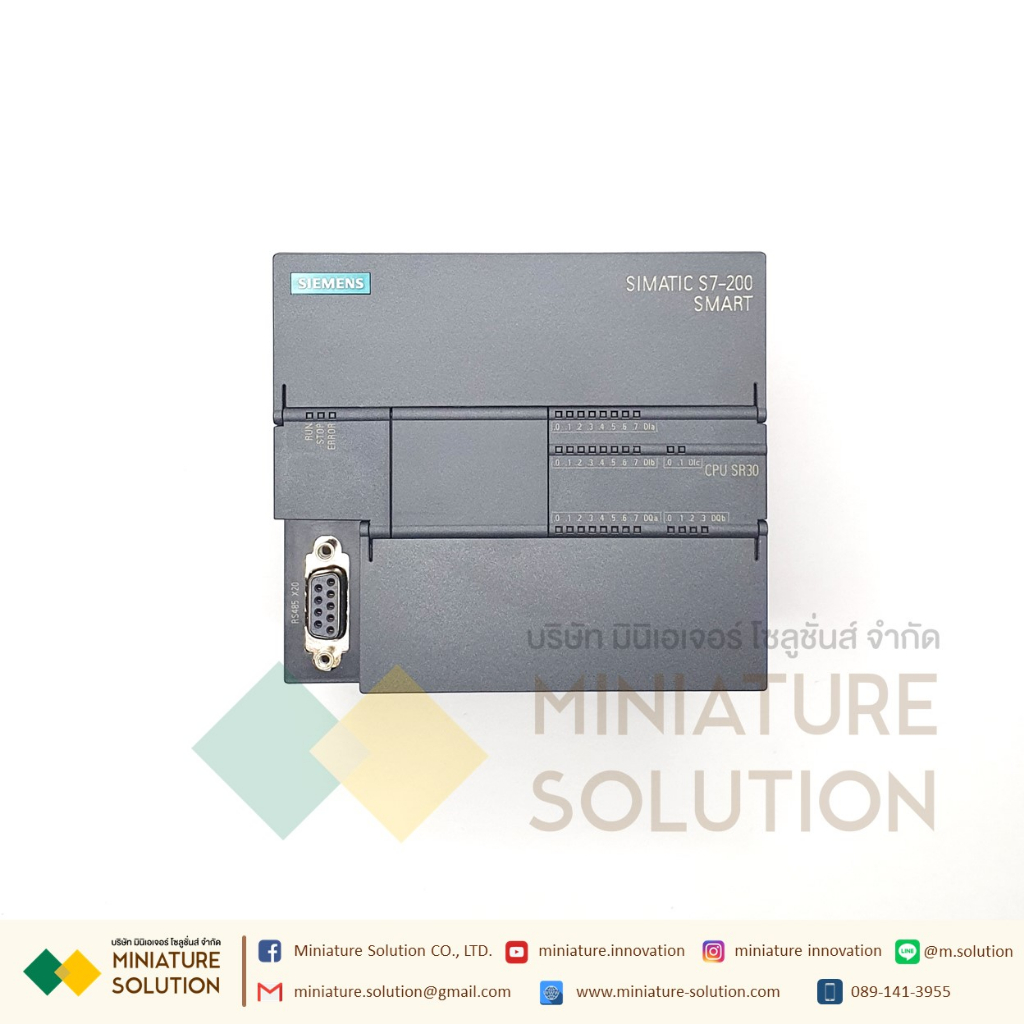 ซีเมนต์ SIMATIC S7-200 SMART PLC CPU SR20 SR30 SR40 ST20 ST30 CR20 SIEMENS analog module AE04 ...