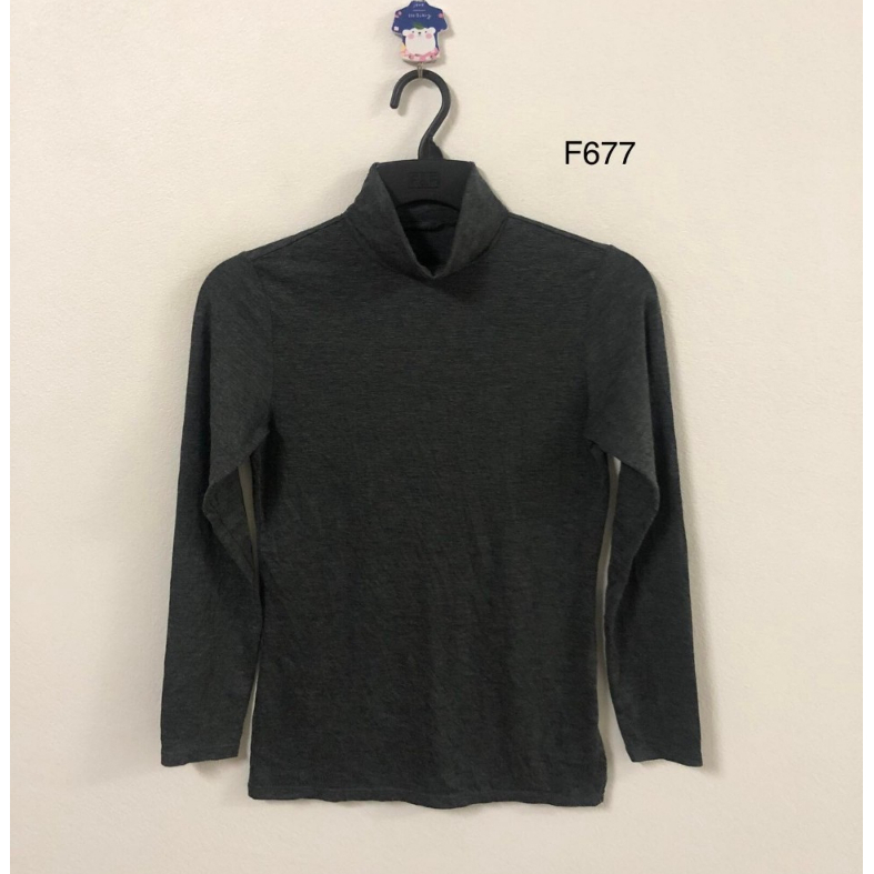 Heattech (F677) แบรนด์ uniqlo ยูนิโคล่ คอเต่า | Shopee Thailand
