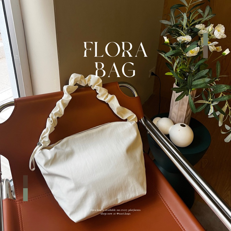 Nari.Bags รุ่น Flora Bag กระเป๋าสะพาย crossbody ไนลอนพรีเมียม ใส่ไอแพด/ แล็ปท็อปได้ (พร้อมส่ง ...