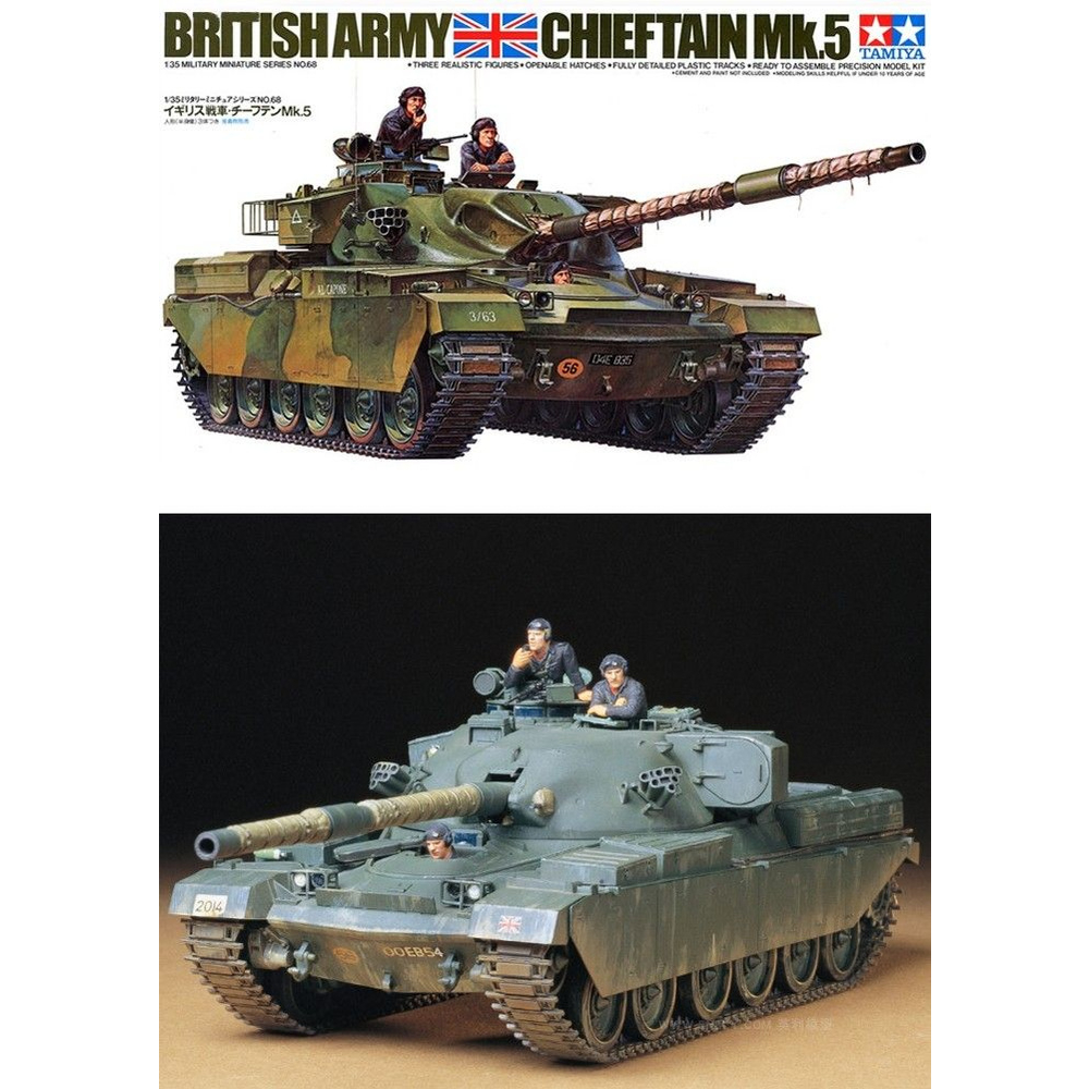 1/35 British Chieftain Mk.5 Tank Tamiya #35068 ชุดประกอบ Plastic model kits | Shopee Thailand