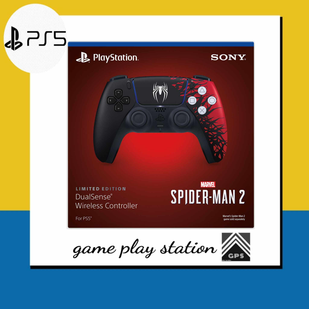 ps5 dualsense wireless controller spiderman 2 limited edition | Shopee ...