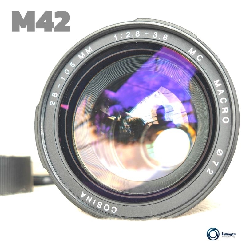 เลนส์กล้อง Cosina MC Macro 28-105mm F2.8-3.8(22) MF Zoom Lens for Mount ...