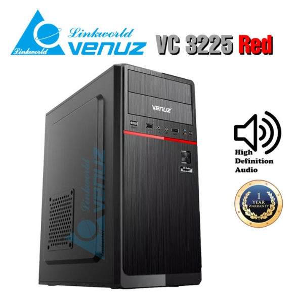VENUZ ATX Computer Case VC 3101 VC 3102 VC 3104 – Black สินค้ารับประกัน ...