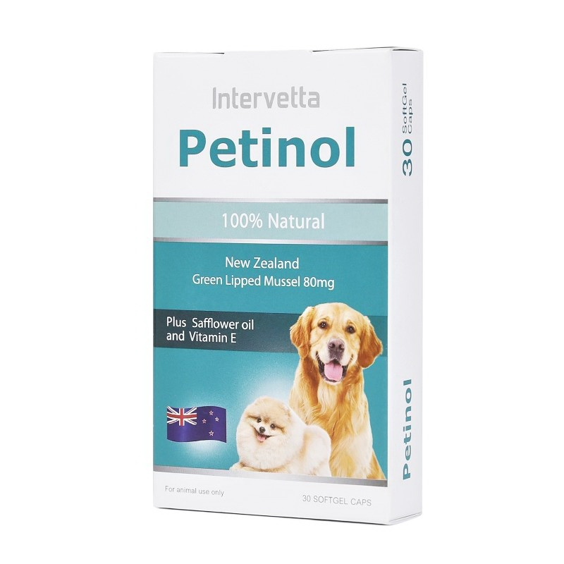 Petinol เพทตินอล (30 เม็ด) บำรุงข้อสุนัข สารสกัดนำเข้าจากนิวซีแลนด์ ...