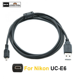 สายลิ้ง สายชาร์จ กล้อง Nikon USB Cable - UC-E6 USB ใช้ได้กับ กล้อง ...