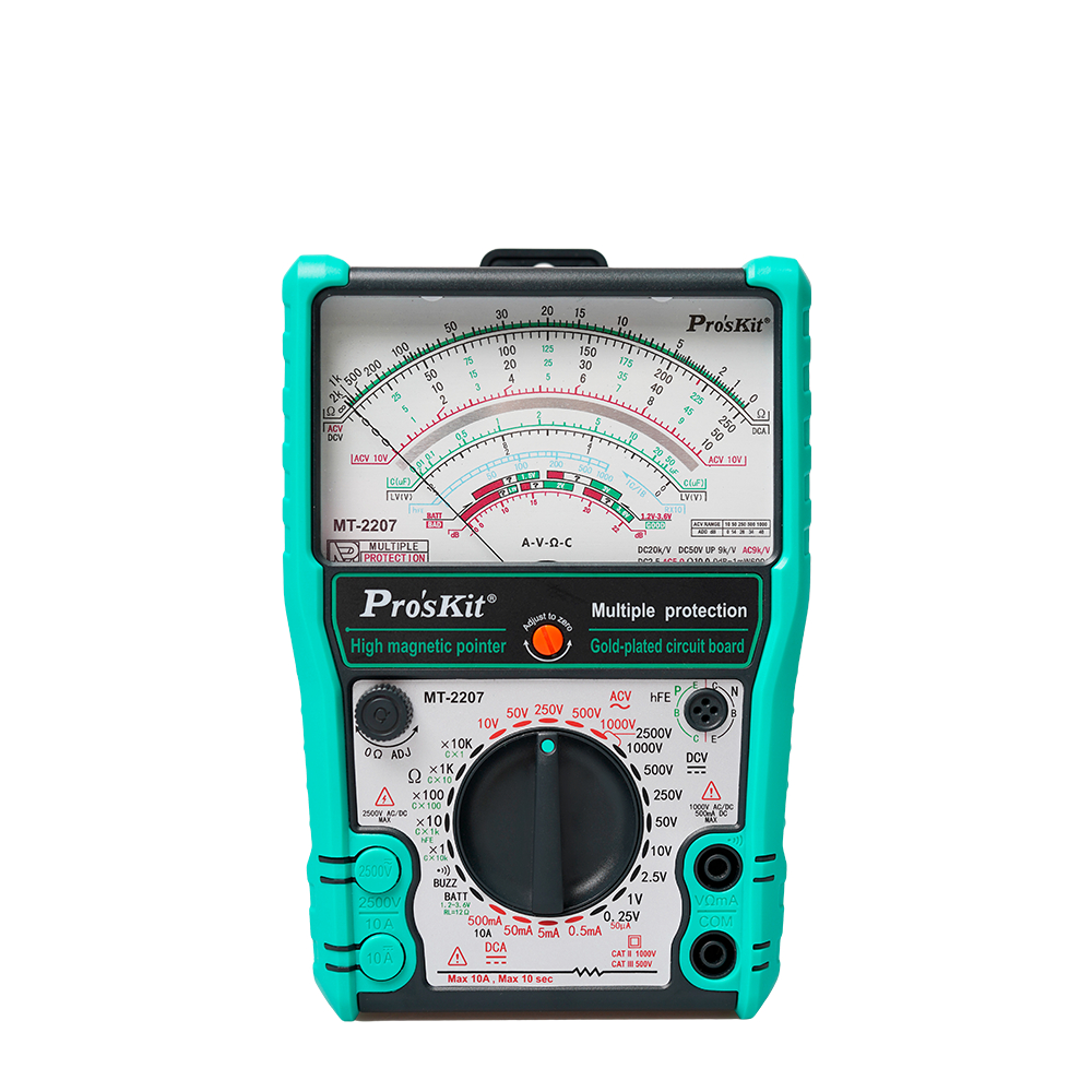Pro'sKit มัลติมิเตอร์แบบอะนาล็อก Protective FunctionAnalog Multimeter ...