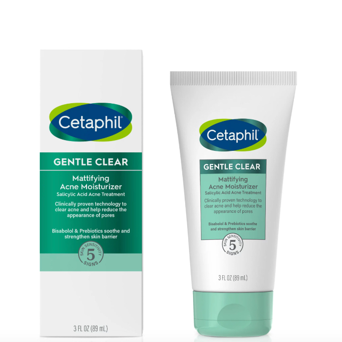 Cetaphil Gentle Clear Mattifying Acne Moisturizer With 0.5% Salicylic ...