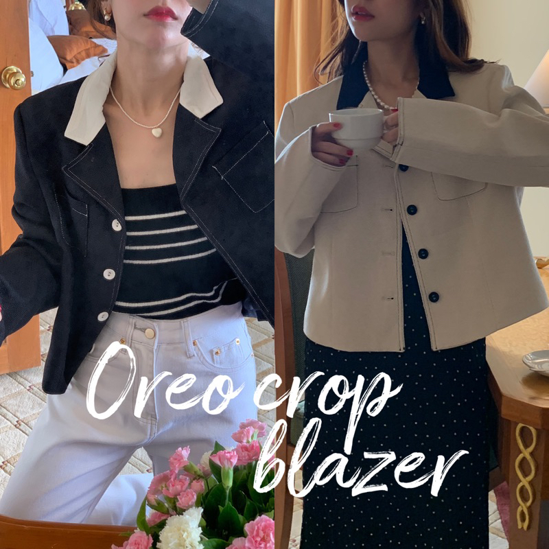 SOMEDRESS | Oreo Crop Blazer | Shopee Thailand