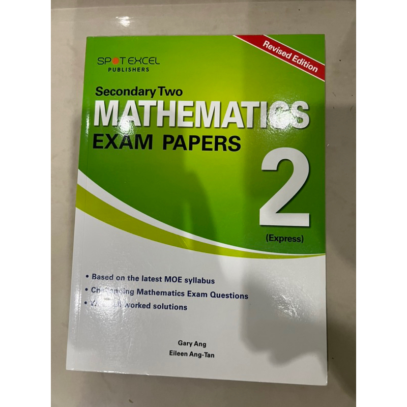 Secondary Two Mathematics Exam Papers 2 Express แบบฝึกหัดแนวข้อสอบ ...