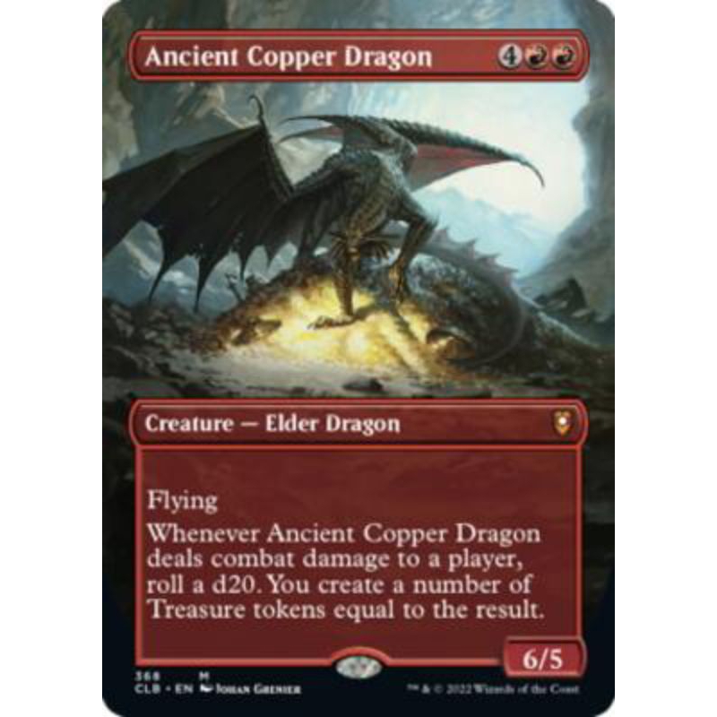 [MTG]Ancient Copper Dragon (Borderless) | Shopee Thailand