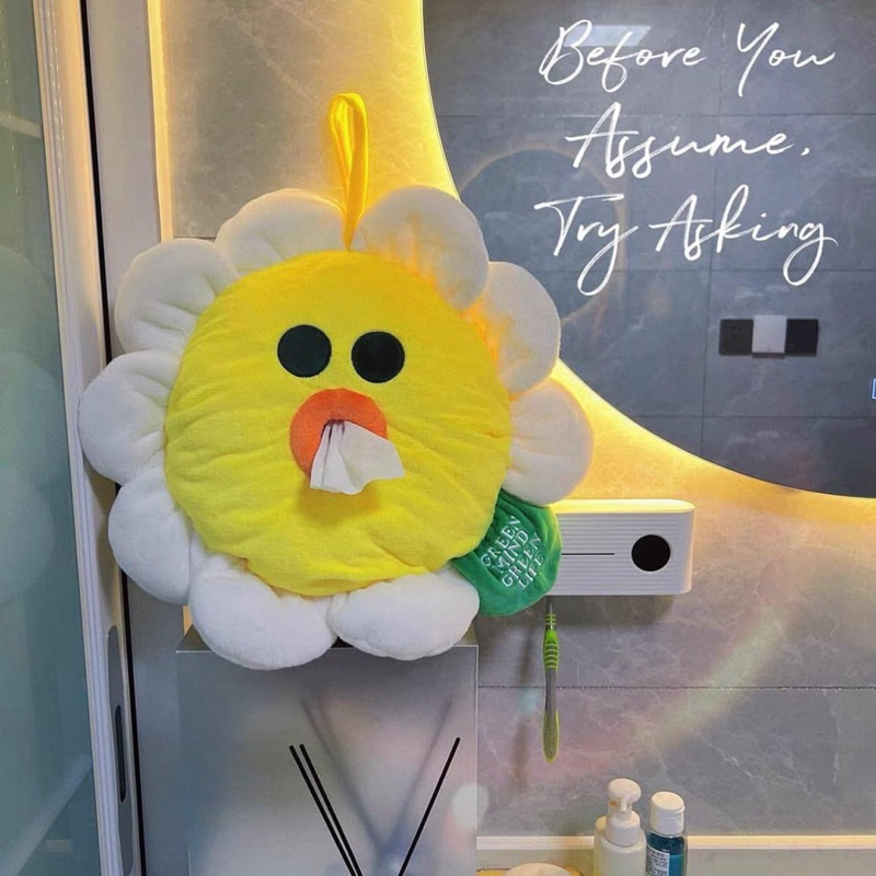 ใส่ทิชชูแซลลี่ Line Friends GO GREEN Collection | Shopee Thailand