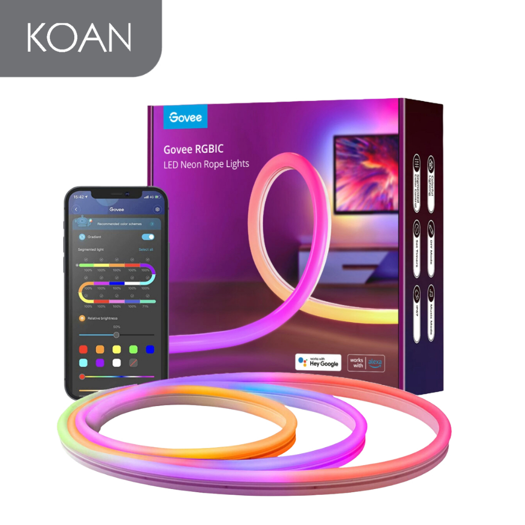 ไฟเส้น LED Govee - Neon LED Strip Light 3 / 5 meter | Shopee Thailand