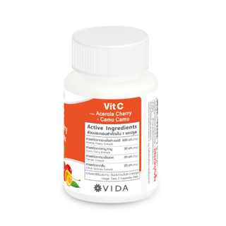 [Booster Set] Vida Zinc Biotin 60 Capsules x Vida Vit C Acerola Cherry ...