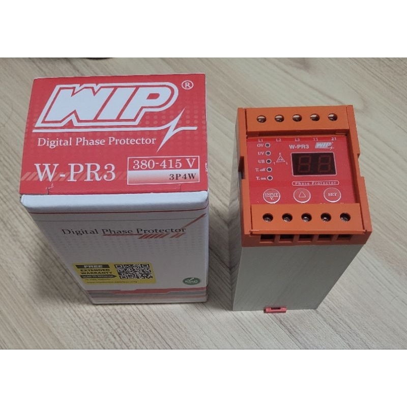 WIP ดิจิตอลเฟสโปรเทคชั่น Digital Phase Protection 3P 380-415VAC รุ่น W ...