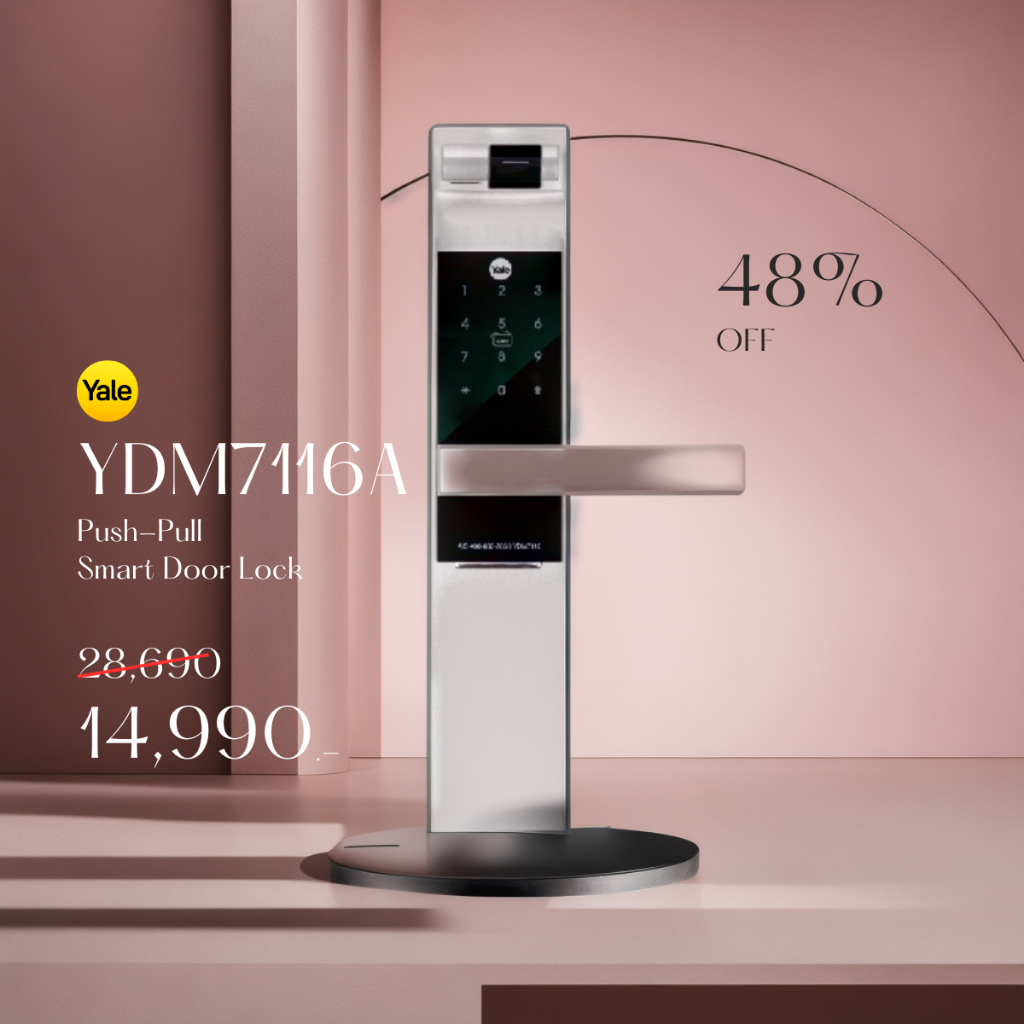 Yale Smart Door Lock YDM7116A-S ติดตั้งฟรี กรุงเทพและ ปริมณฑล | Shopee ...