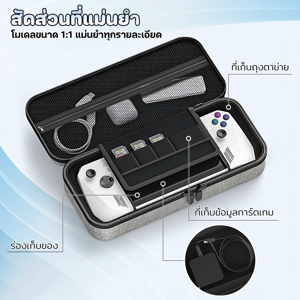 กระเป๋า สำหรับ ROG ALLY/Nintendo Switch EVA กระเป๋าใส่ งานเกรดดี กันน้ำป้องกันการตก สามารถวางที่ ...