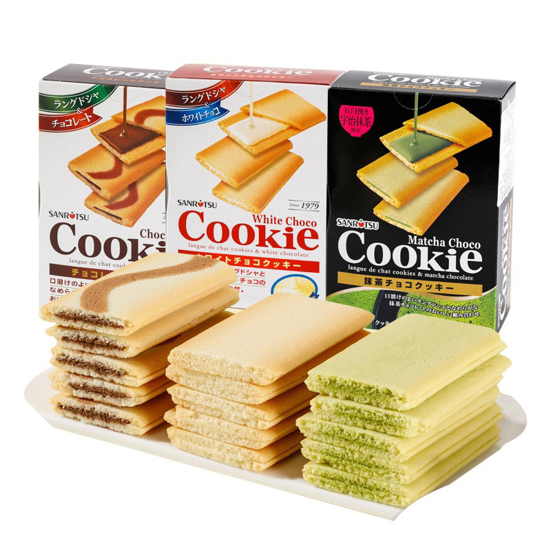 [ถูกสุด] Sanritsu Cookie คุกกี้สอดไส้ช้อคโกแลต ของแท้จากญี่ปุ่น ...