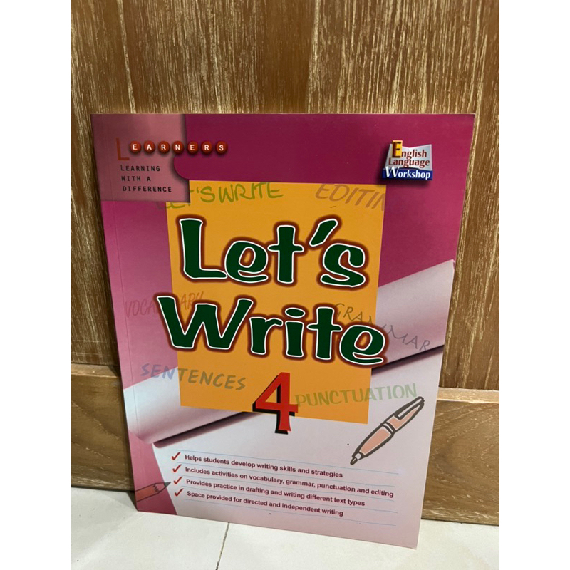 Let’s Write 4 แบบฝึกหัดภาษาอังกฤษชั้นประถม 4 พร้อมเฉลย | Shopee Thailand