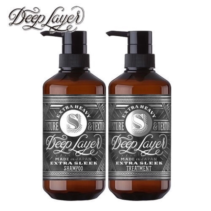 Deep Layer Extra Sleek Shampoo 500/800 ml/Treatment 470/800 g แชมพู ...