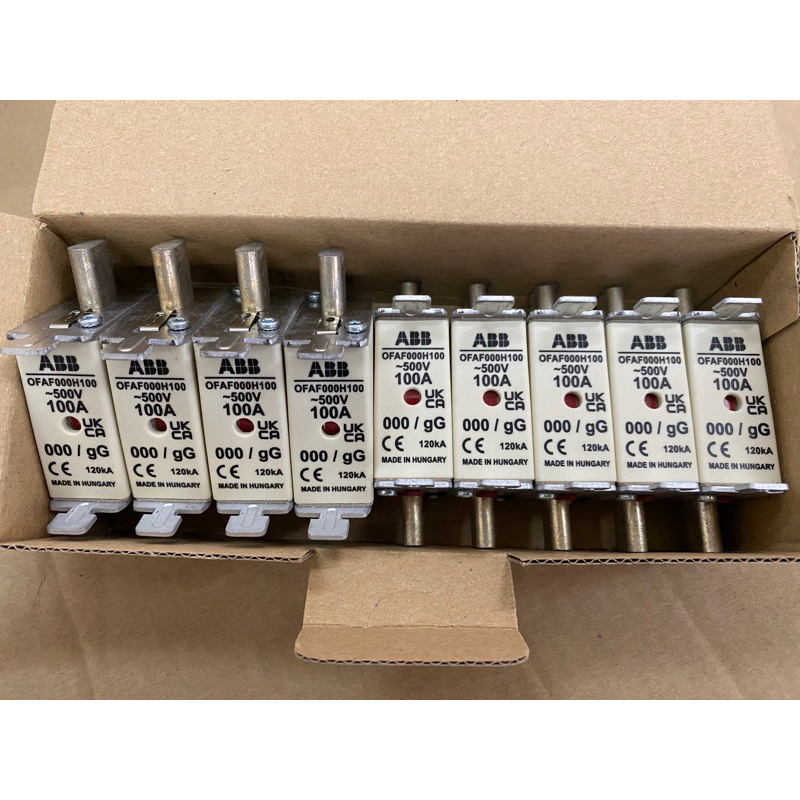 ABB FUSE ใบมีด - 000/ ( 50A, 63A, 80A, 100A ) | Shopee Thailand