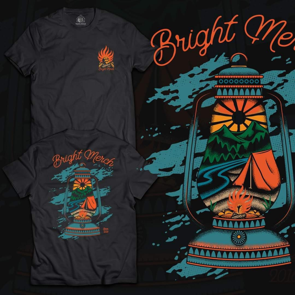 Bright Merch - Camping ลายตะเกียง | Shopee Thailand