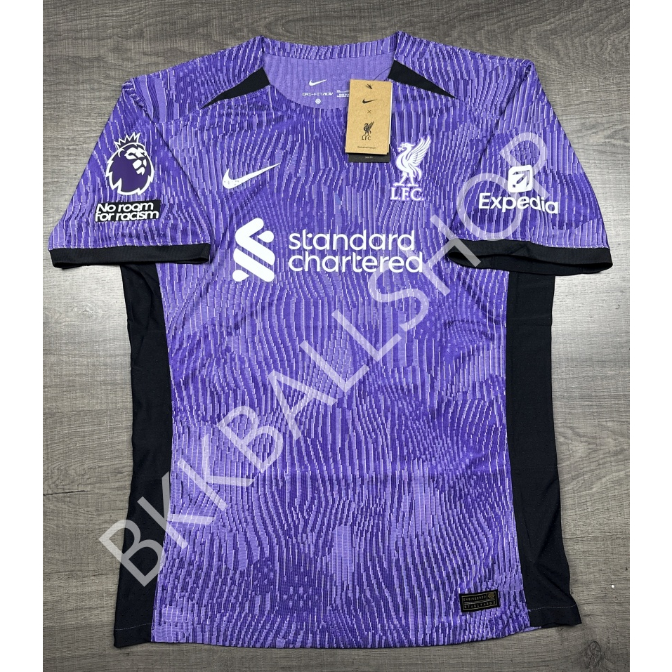 Player - เสื้อฟุตบอล ลิเวอร์พูล Third เยือนสาม 2023/24 เกรดนักเตะ พร้อมอาร์ม EPL | Shopee Thailand
