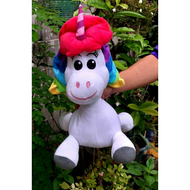 ตุ๊กตา ยูนิคอร์นสีรุ้ง Disney Inside Out 🌈🌈 มือสอง Disney Plush Rainbow ...