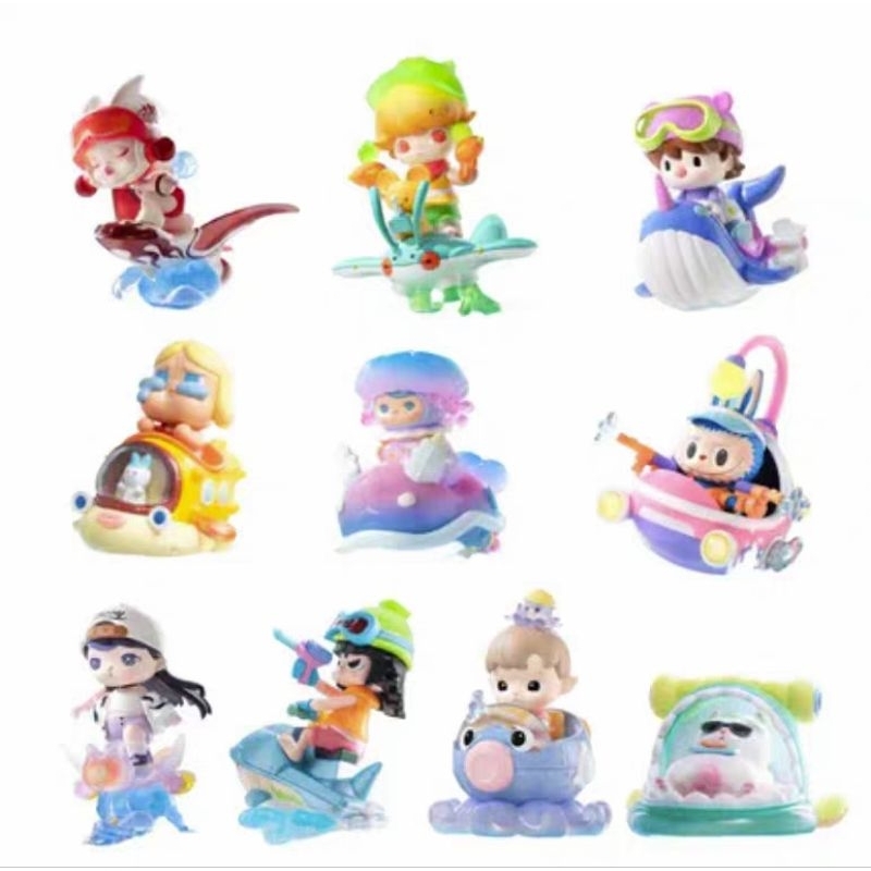 【Pre_Order】Popmart Water party 10 ตัวพื้นฐานไม่มีตัวลับ แกะกล่องเช็ค ...