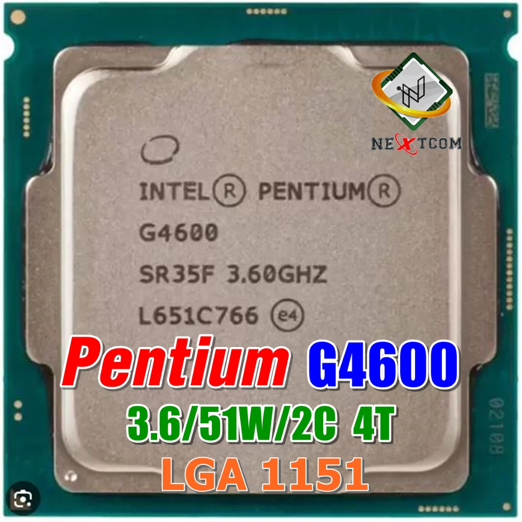 ⚡️ ซีพียู CPU Intel G4600 G4560 G4400 G3900 G5400 / Socket LGA 1151 / ฟรีซิลิโคน จัดส่งไว ...