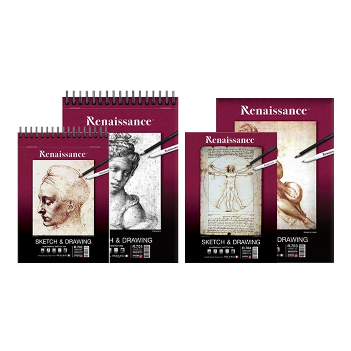 สมุดสเกต สมุดวาดภาพ Renaissance SKETCH & DRAWING PAD รุ่น R701, R702 ...