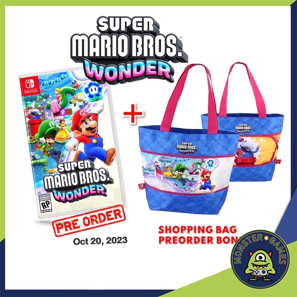 Super Mario Bros Wonder Nintendo Switch Game แผ่นแท้มือ1!!!!! (Mario ...