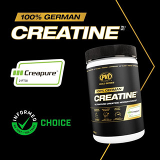 PVL Creapure Creatine - 100% Pure German Creatine monohydrate powder ...