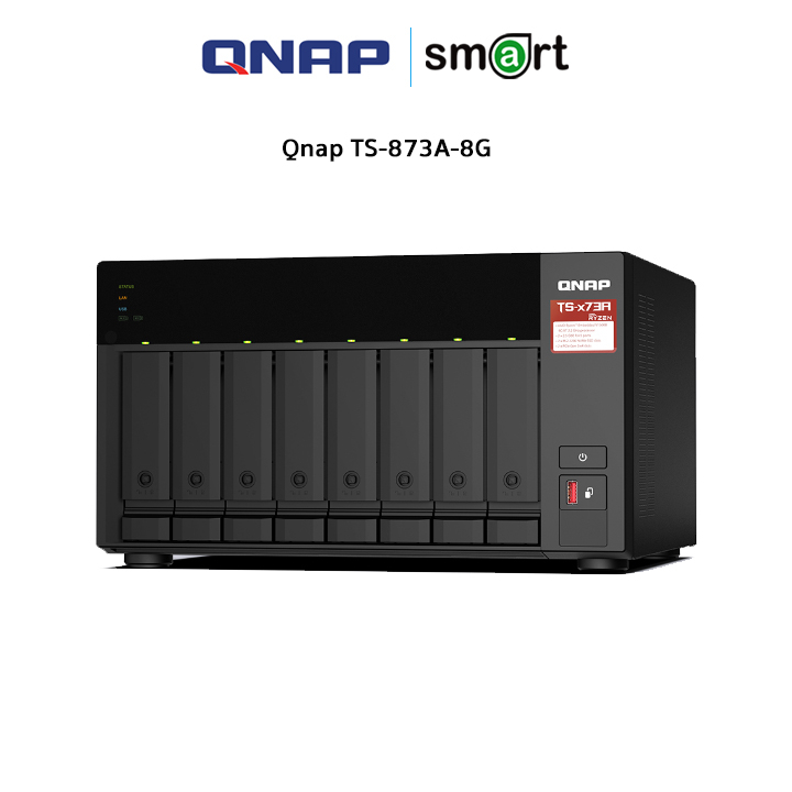 Qnap TS-873A-8G อุปกรณ์จัดเก็บข้อมูลบนเครือข่าย | Shopee Thailand
