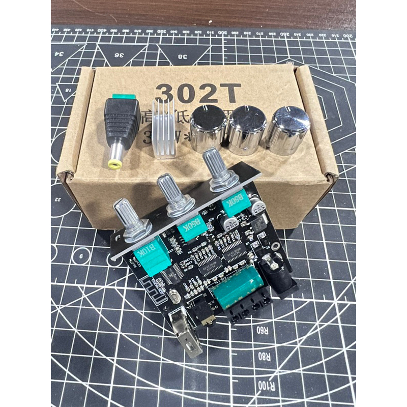 แอมป์จิ๋ว ZK 302T แอมจิ๋ว บลูทู ธ 5.0 ซับวูฟเฟอร์เครื่องขยายเสียง กำลัง ...