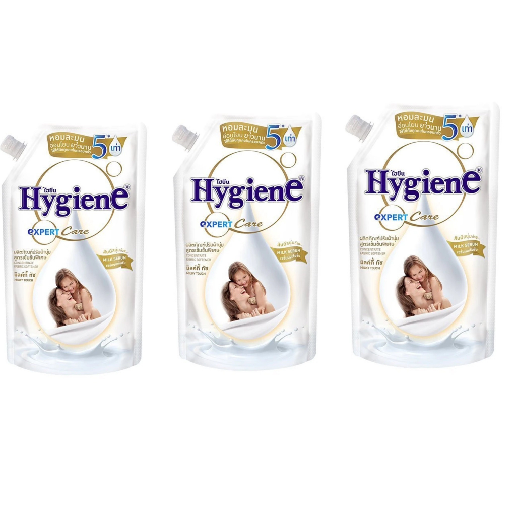 น้ำยาปรับผ้านุ่มไฮยีน 3 ถุง ขนาด 480-520 ml. | Shopee Thailand