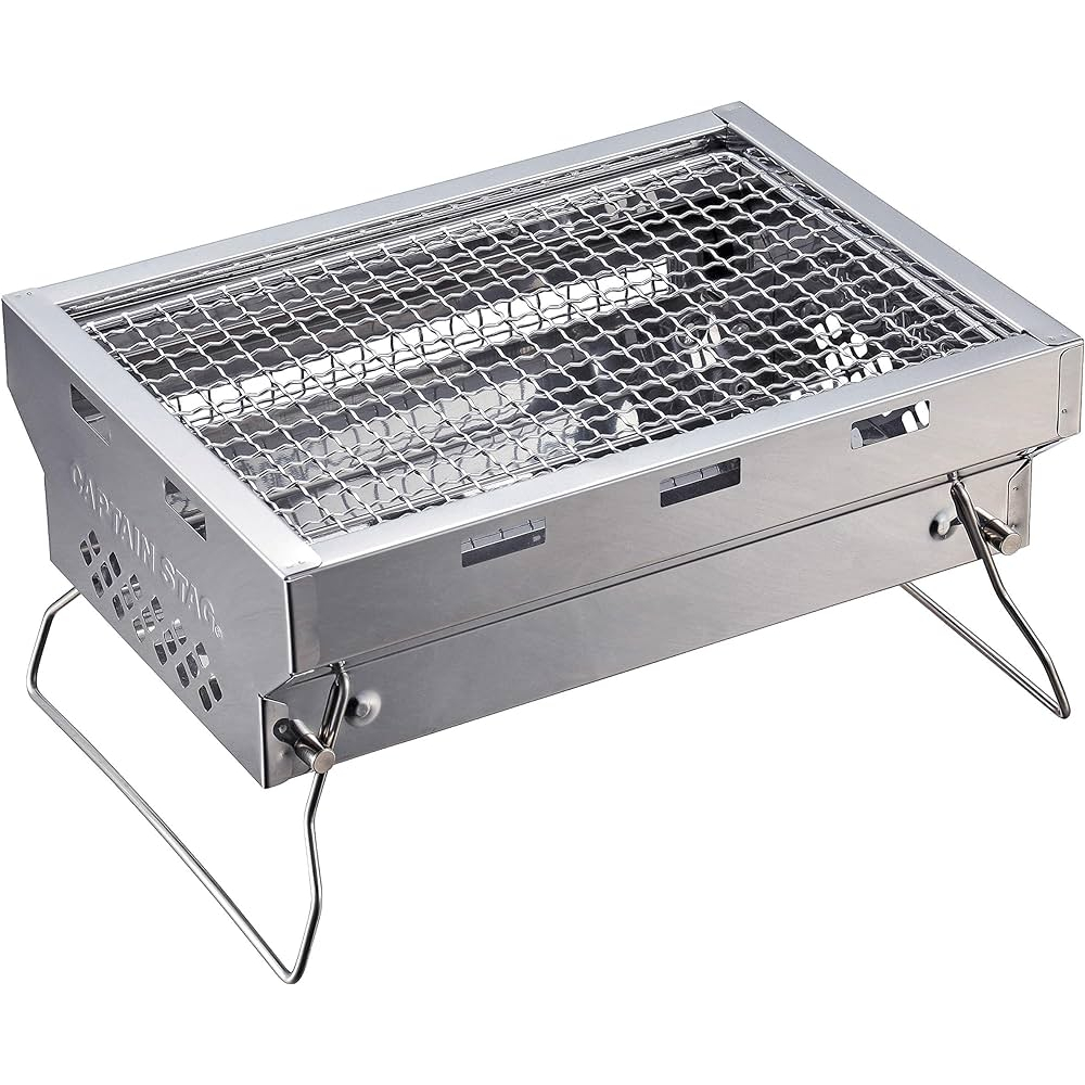 CAPTAIN STAG STAINLESS STEEL SOLO GRILL | Shopee Thailand