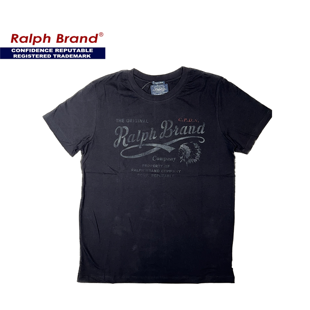 (พร้อมส่ง) Ralph Brand Heritage003 เสื้อยืดผู้ชาย ผ้าฟอก นุ่ม สบาย ...